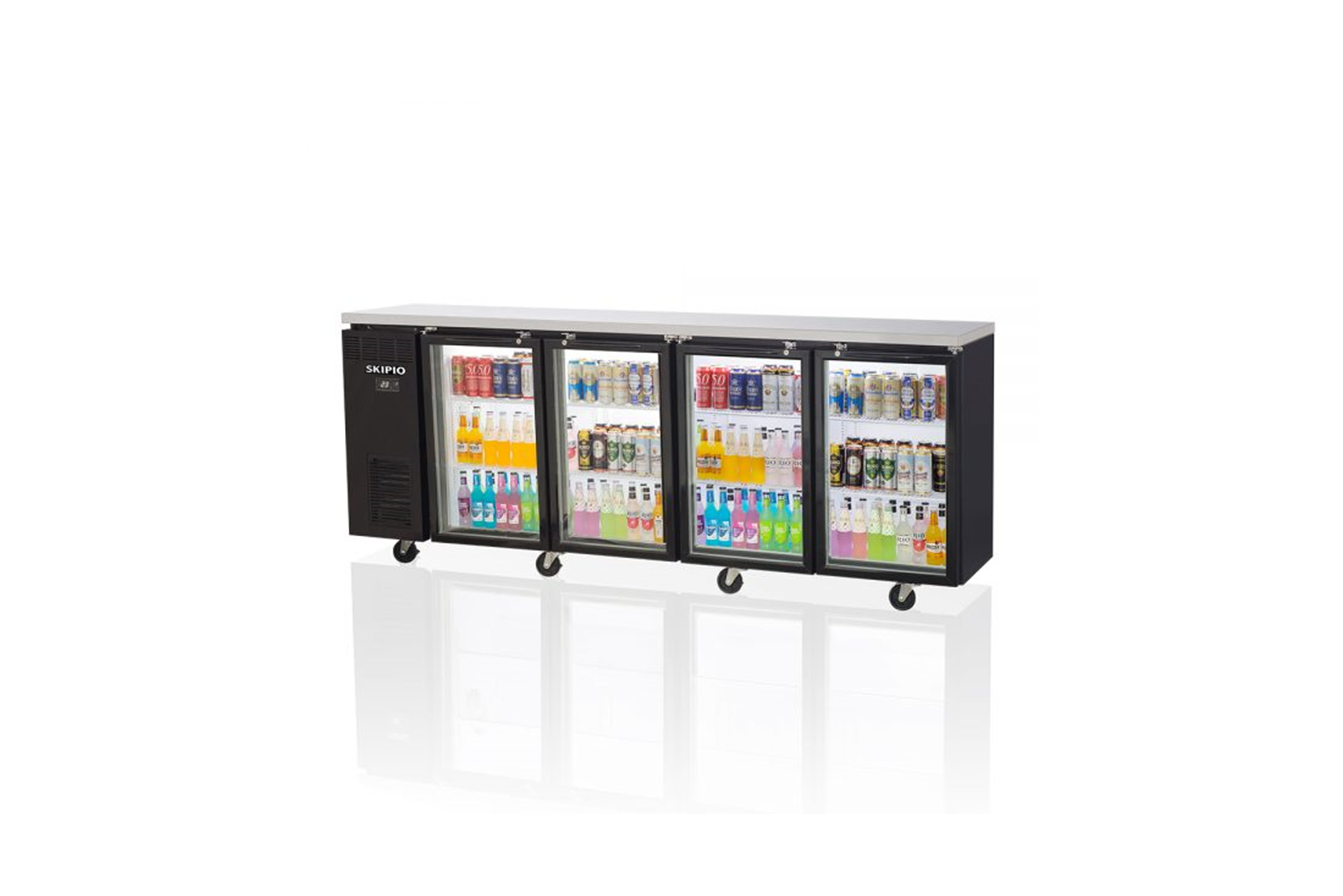 Skipio Side Back Bar Chiller-SBB-4G - Commercial Kitchen Equipment Supplier